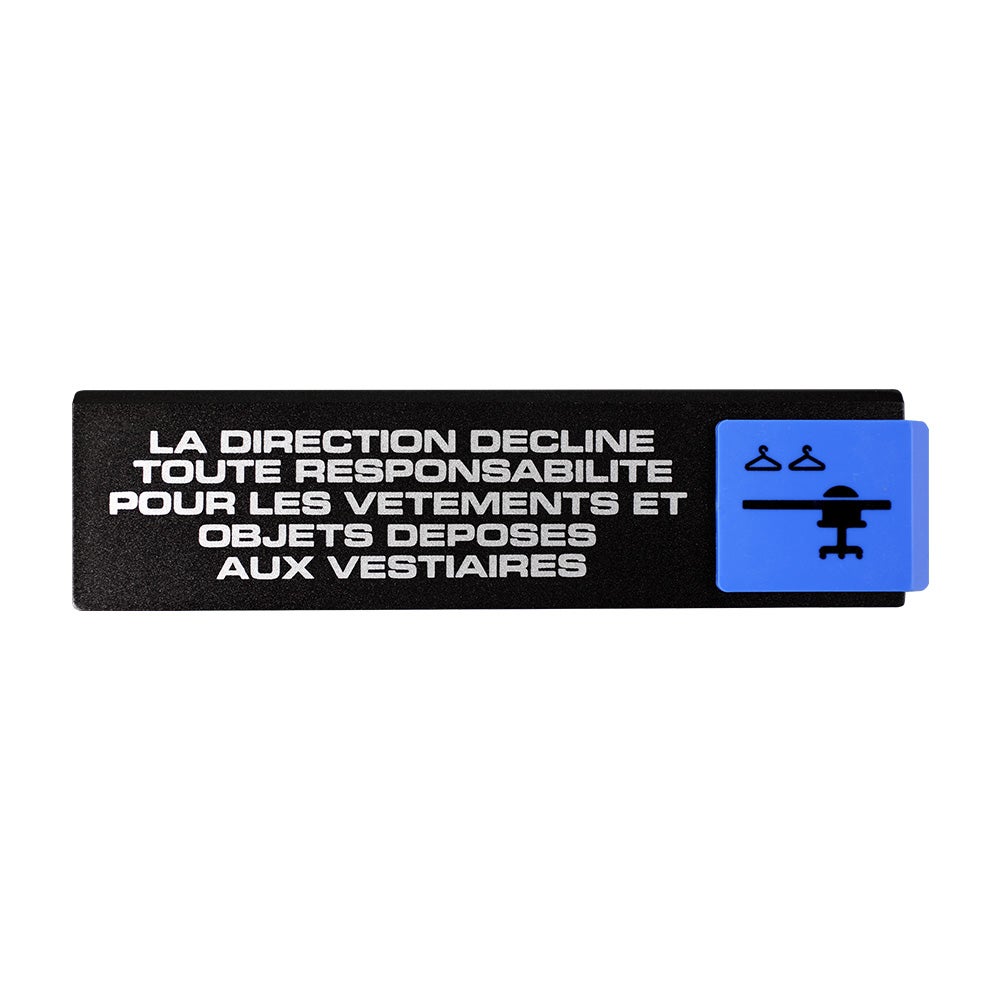 Plaque de porte La direction décline toute responsabilité pour les ...