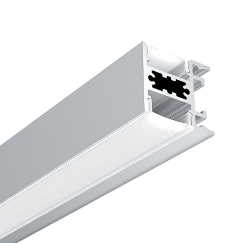 Profilé de surface en aluminium pour double ruban LED - 23.5x22.6mm ...