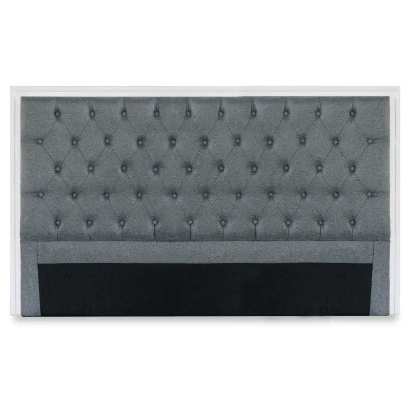 Paris Prix - Tête De Lit Design "monian" 180cm Gris Clair | Leroy Merlin