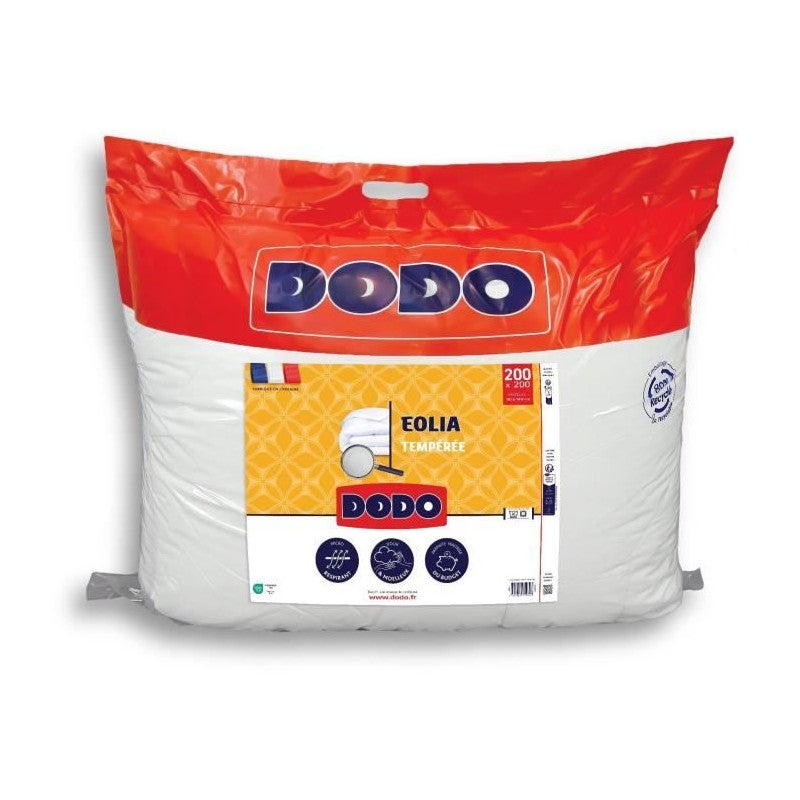 DODO - Couette tempérée 300 g/m² - EOLIA - 200 x 200 cm - Blanc | Leroy ...