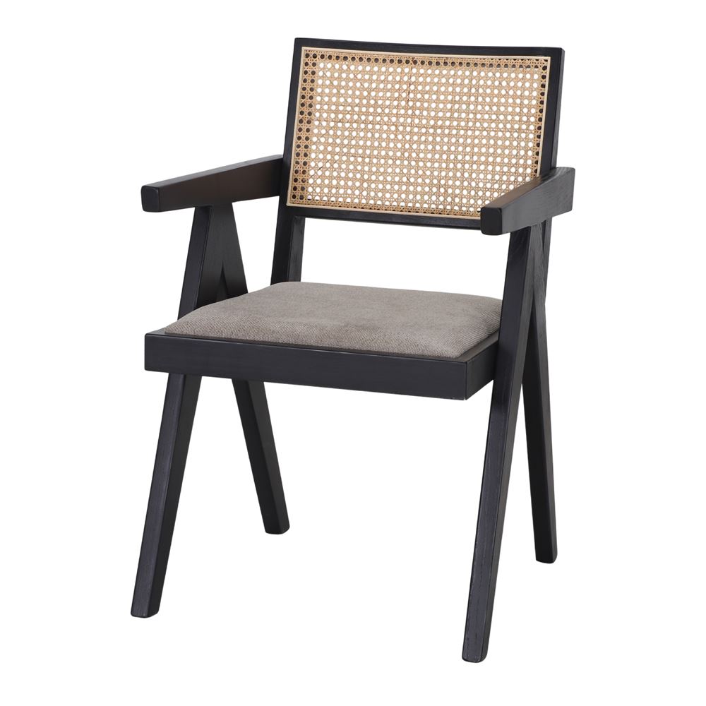 CHAISE EN BOIS BALFORD NOIR | Leroy Merlin