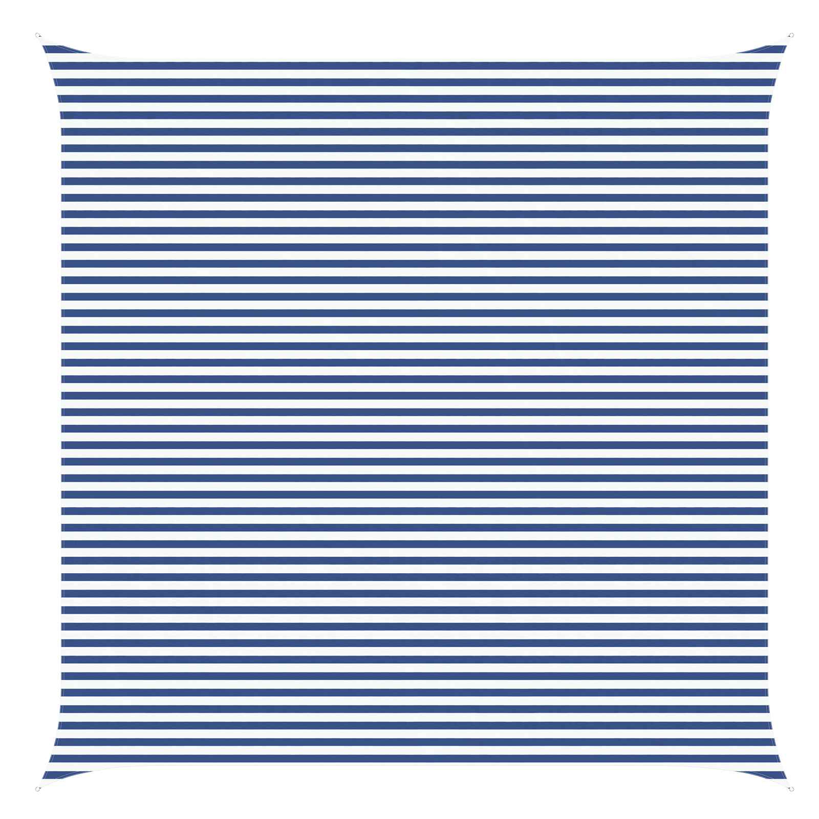 Toldo Vela de Sombra Azul y Blanco 6 x 6 m | Leroy Merlin