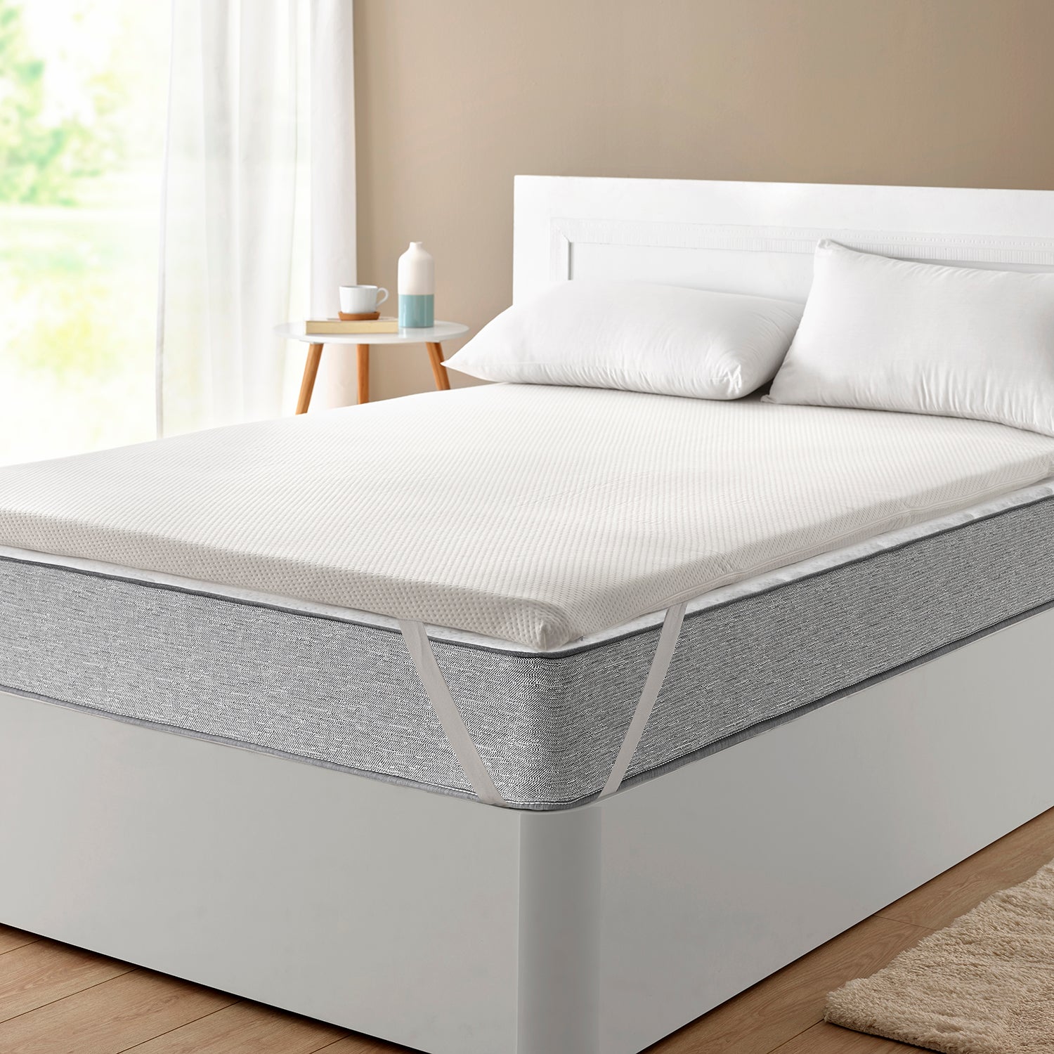 Topper Sobrecolchón 5cm Viscoelástico Aloe Vera 150x200cm Pikolin Home ...