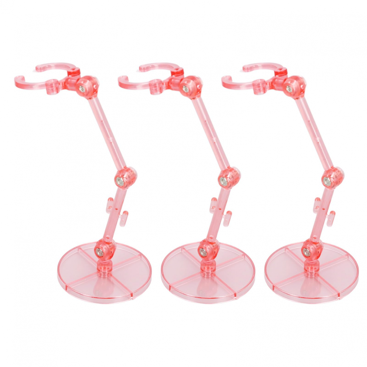 Lot de 10 supports de figurines d'action en plastique translucide pour ...