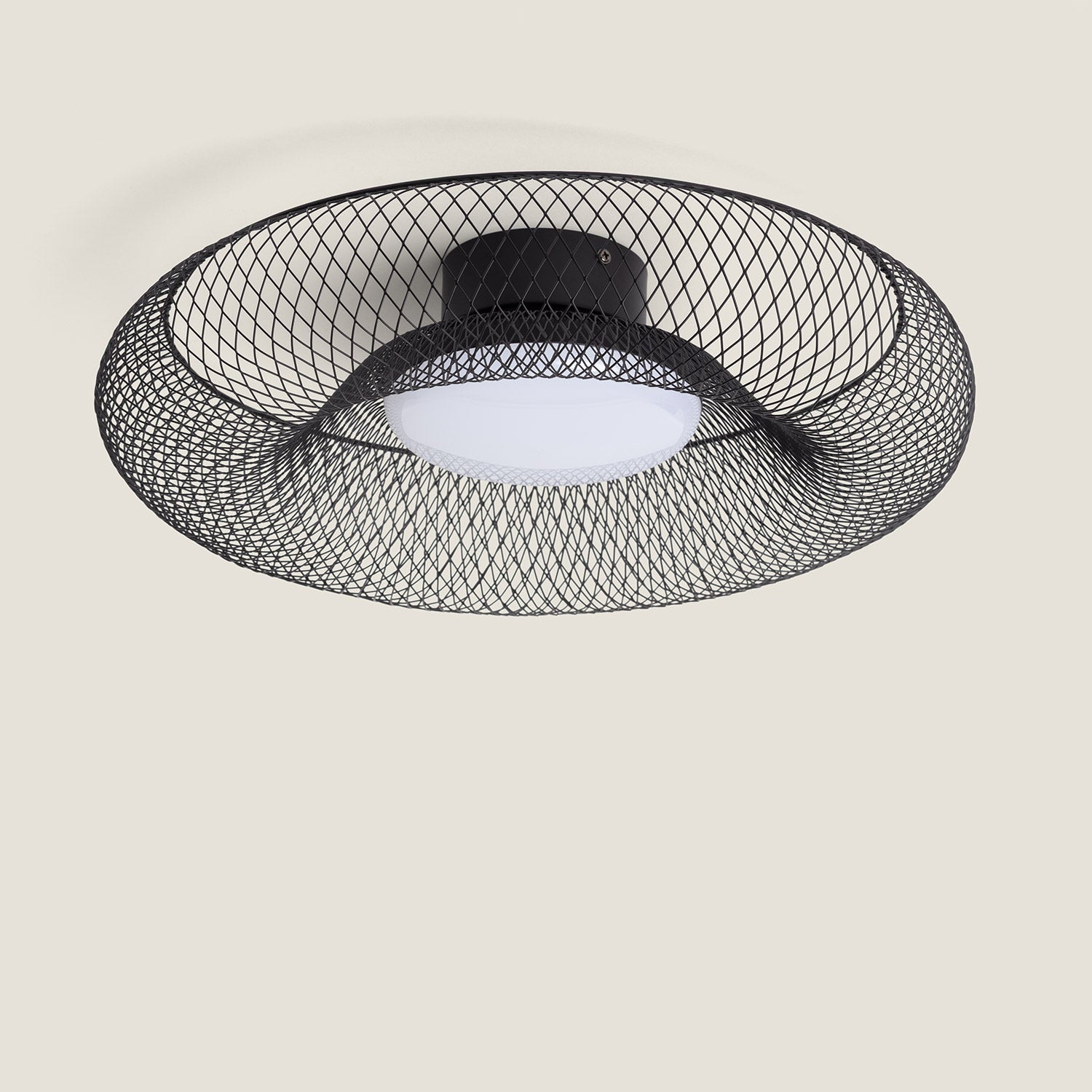 Plafón LED 18W Metal CCT Seleccionable Zeiryn, M Negro, Metal Métal ...