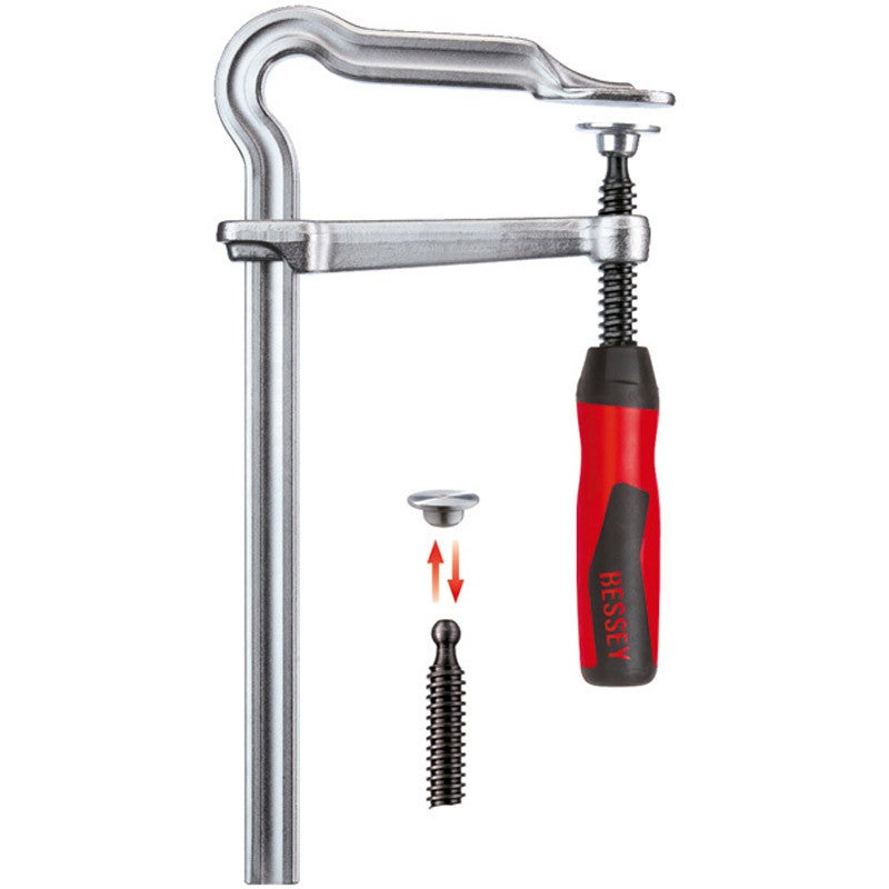 Presse tout acier OMEGA 160/80 mm avec poignée bi-matière GM16Z-2K ...