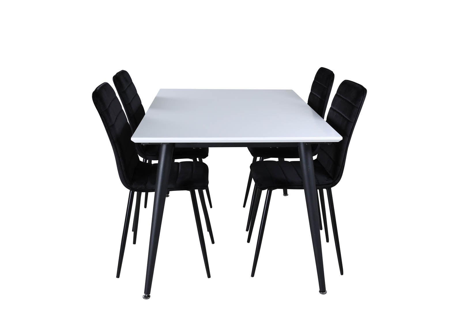 Jimmy150 ensemble table, table extensible longueur cm150 / 240 blanc et ...