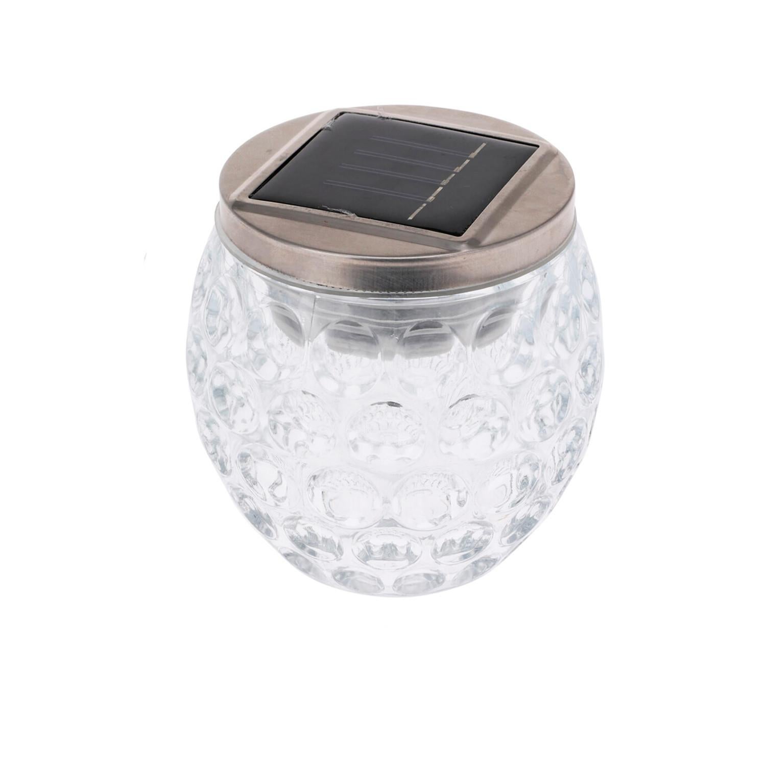 Ledkia Tarro de Cristal LED Solar Kesia 2700K Blanco Cálido | Leroy Merlin