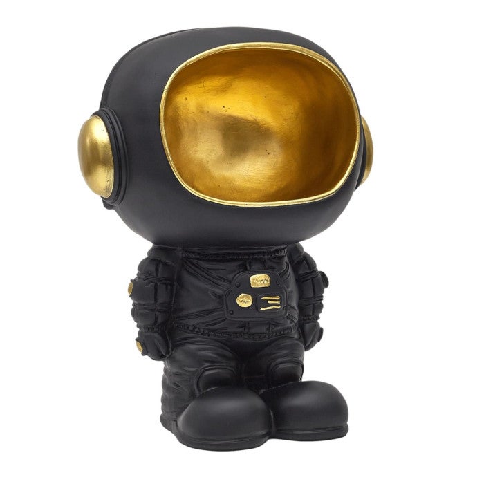 Paris Prix - Vide-poche Statue "astronaute" 28cm Noir | Leroy Merlin