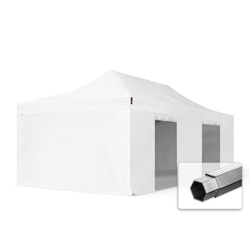 4x8 m Carpa plegable, PROFESSIONAL aluminio 50mm, laterales sin ventana ...