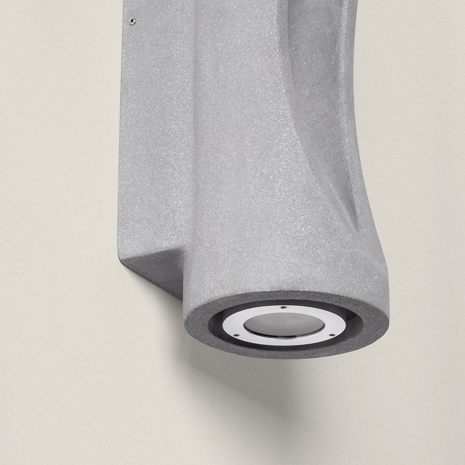 Ledkia - Aplique de Pared Exterior LED Regulable 12W Cemento Large ...