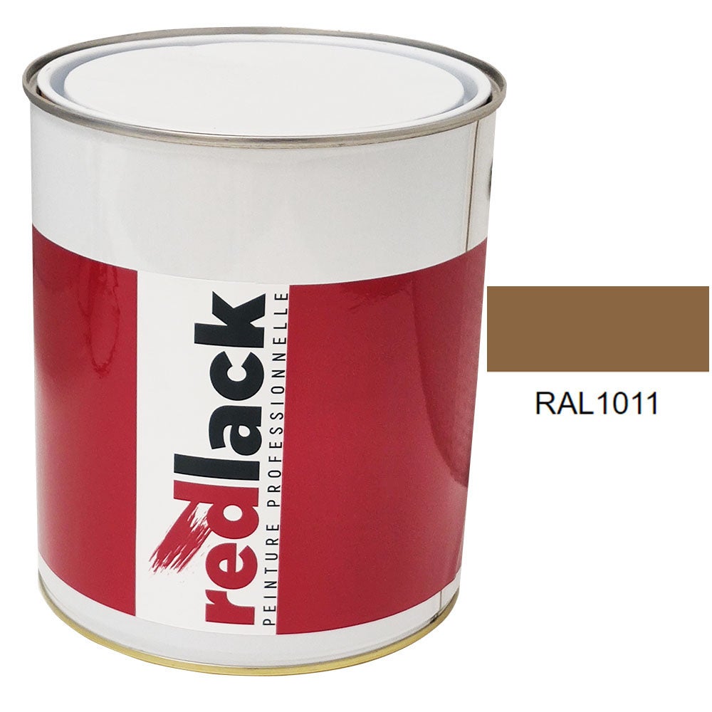 Pintura Marrón beige RAL 1011 Brillo multisoporte 3L Redlack | Leroy Merlin