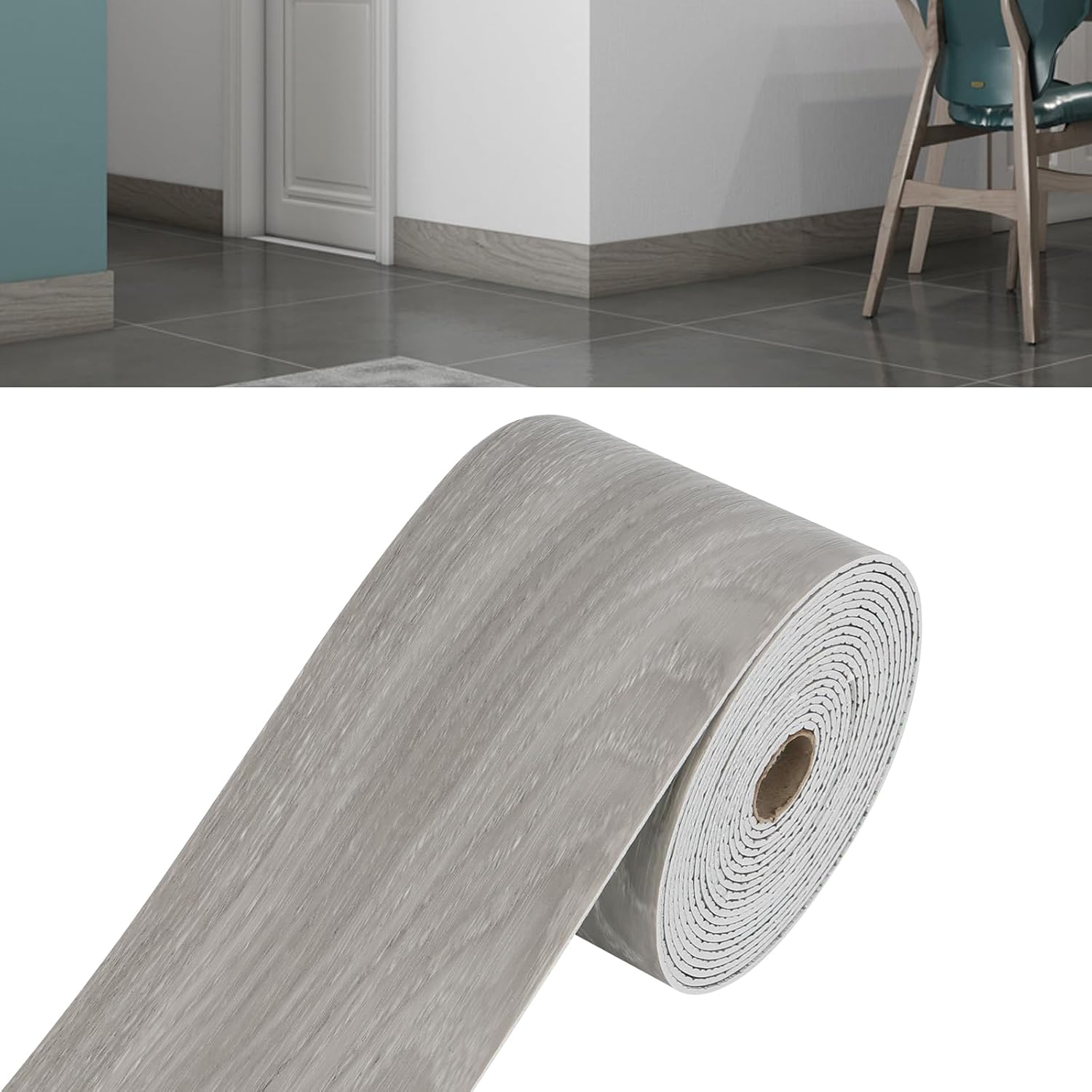 5M Plinthe souple autocollante Flexible - Profilés de transition - Pour ...