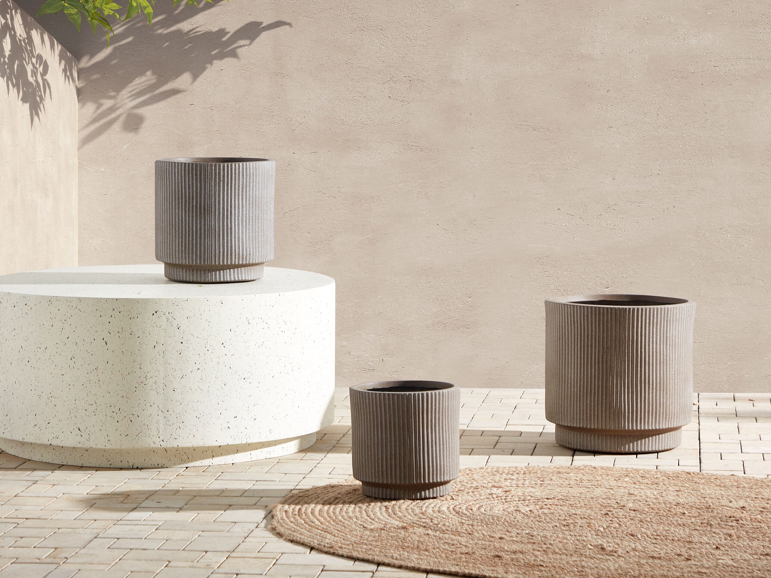 Vaso argilla grigio talpa ⌀ 37 cm DARIA | Leroy Merlin