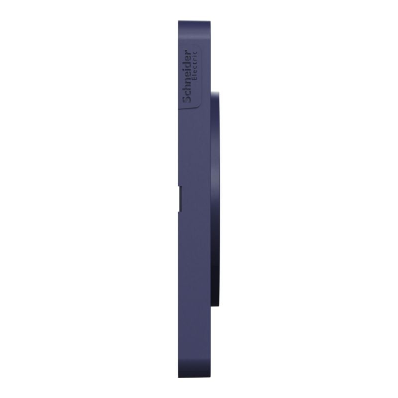 Plaque Odace Touch - Cobalt avec liseré - Double horizontale ...