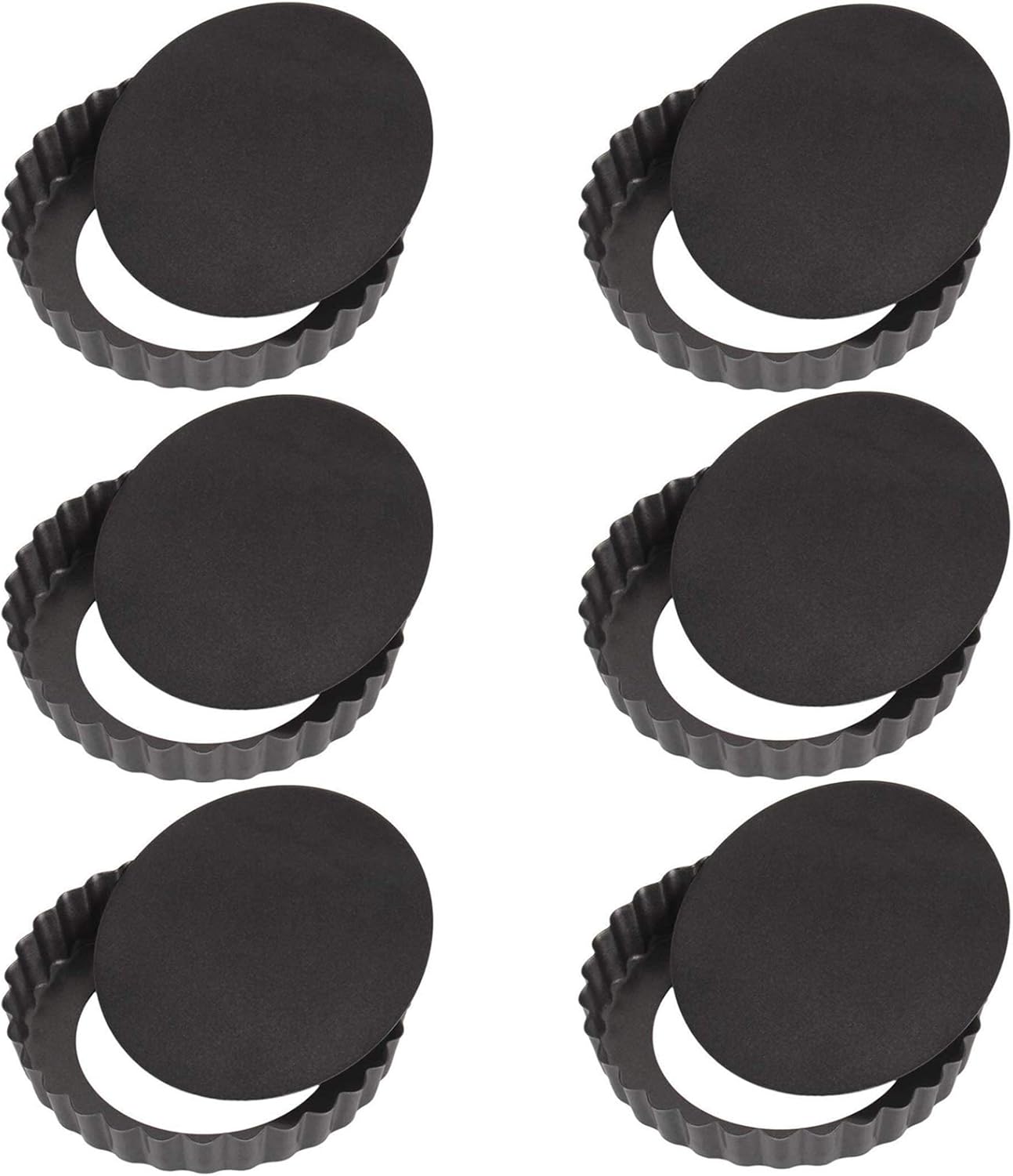 Moule à tarte Moules à tartelettes, moule à tarte à quiche à fond ...