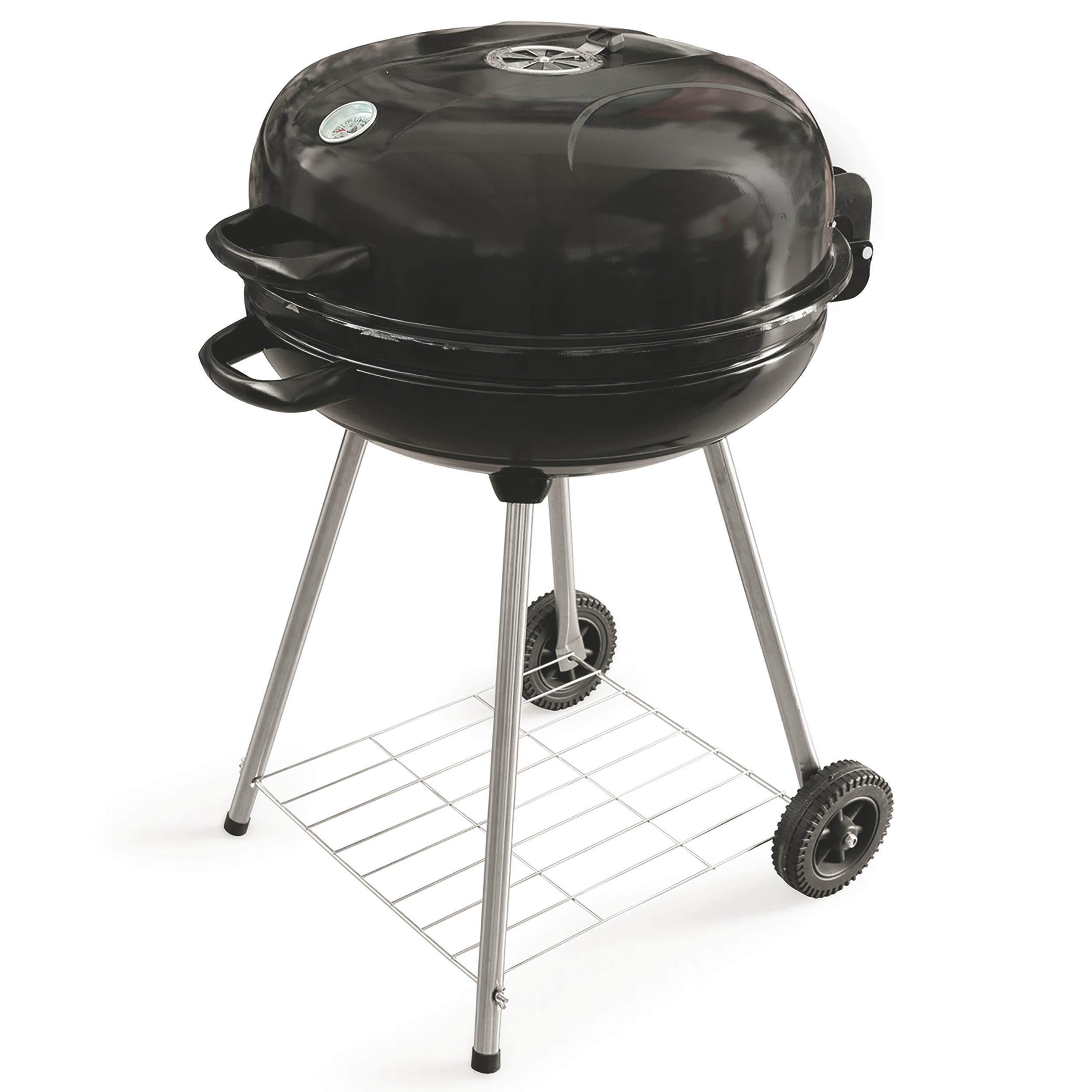Barbecue globe rond avec couvercle et thermostat chauffe-plats avec 2 ...