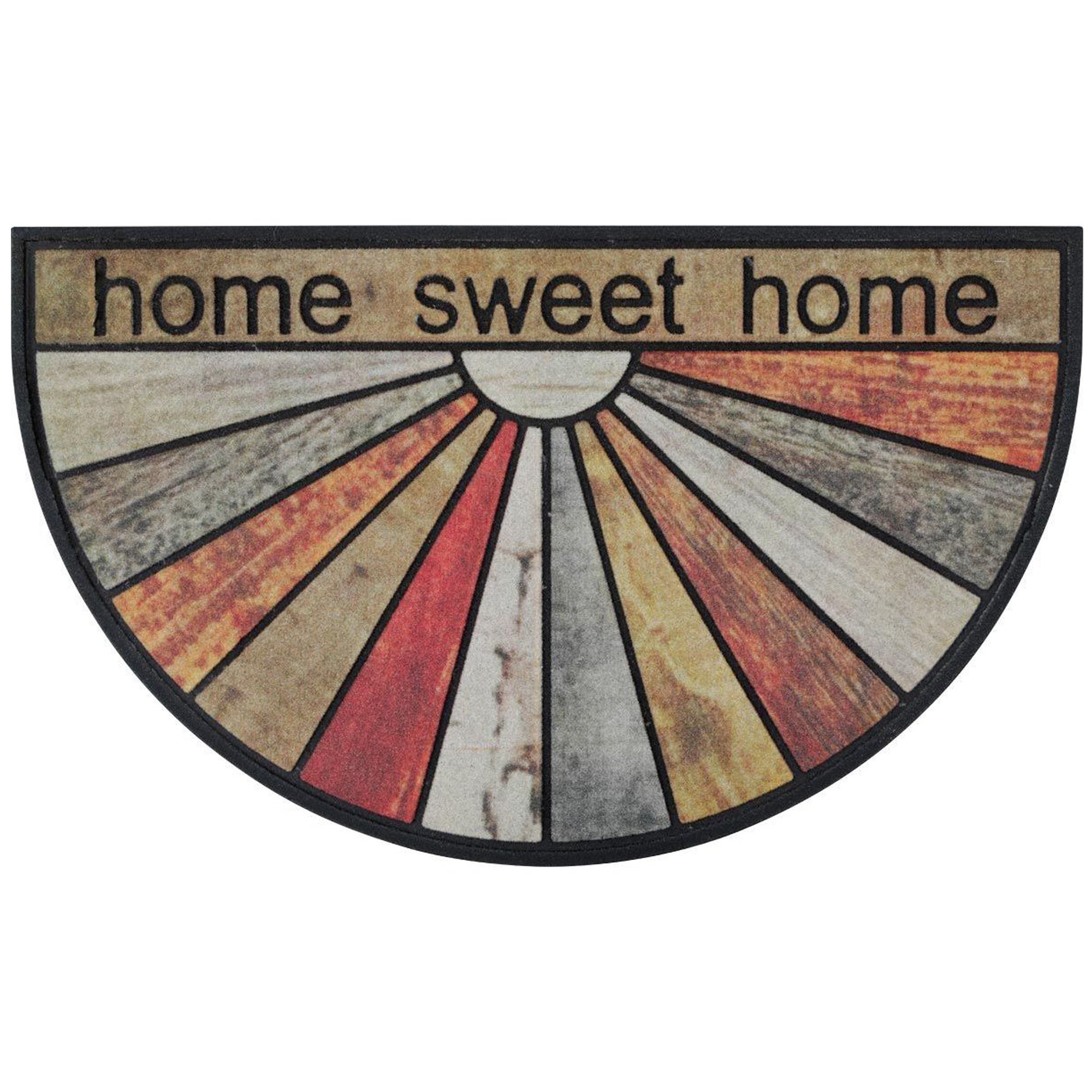 Paillasson gome demi-lune - Home Sweet Home - 45x75cm | Leroy Merlin
