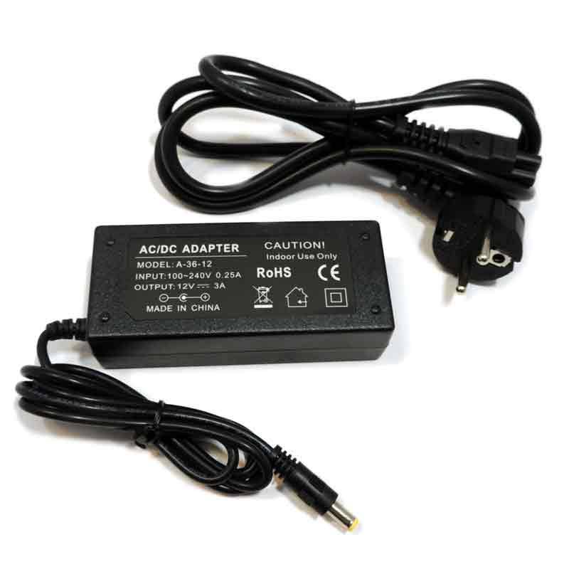 Fuente de alimentación 12V DC 36W 3A | Leroy Merlin