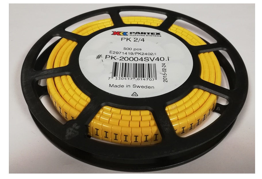 Partex PK-20004SV40.K - 500 x Marqueurs de Câbles PK 2/4 - lettre 'K ...