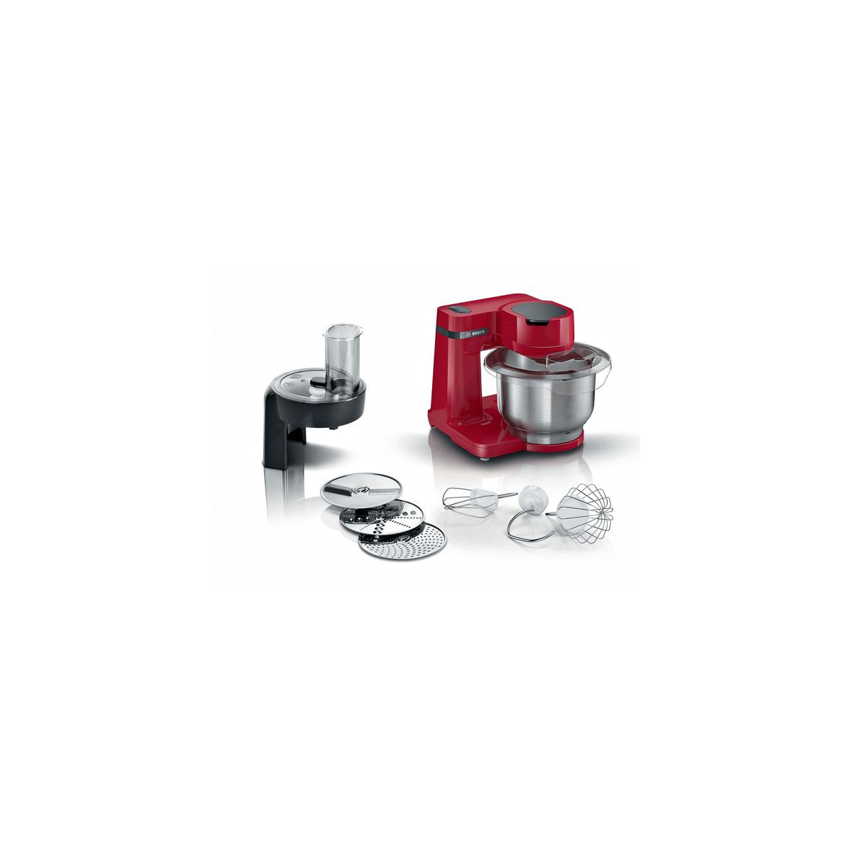 Bosch Serie 2 MUM robot de cuisine 700 W 3,8 L Rouge | Leroy Merlin