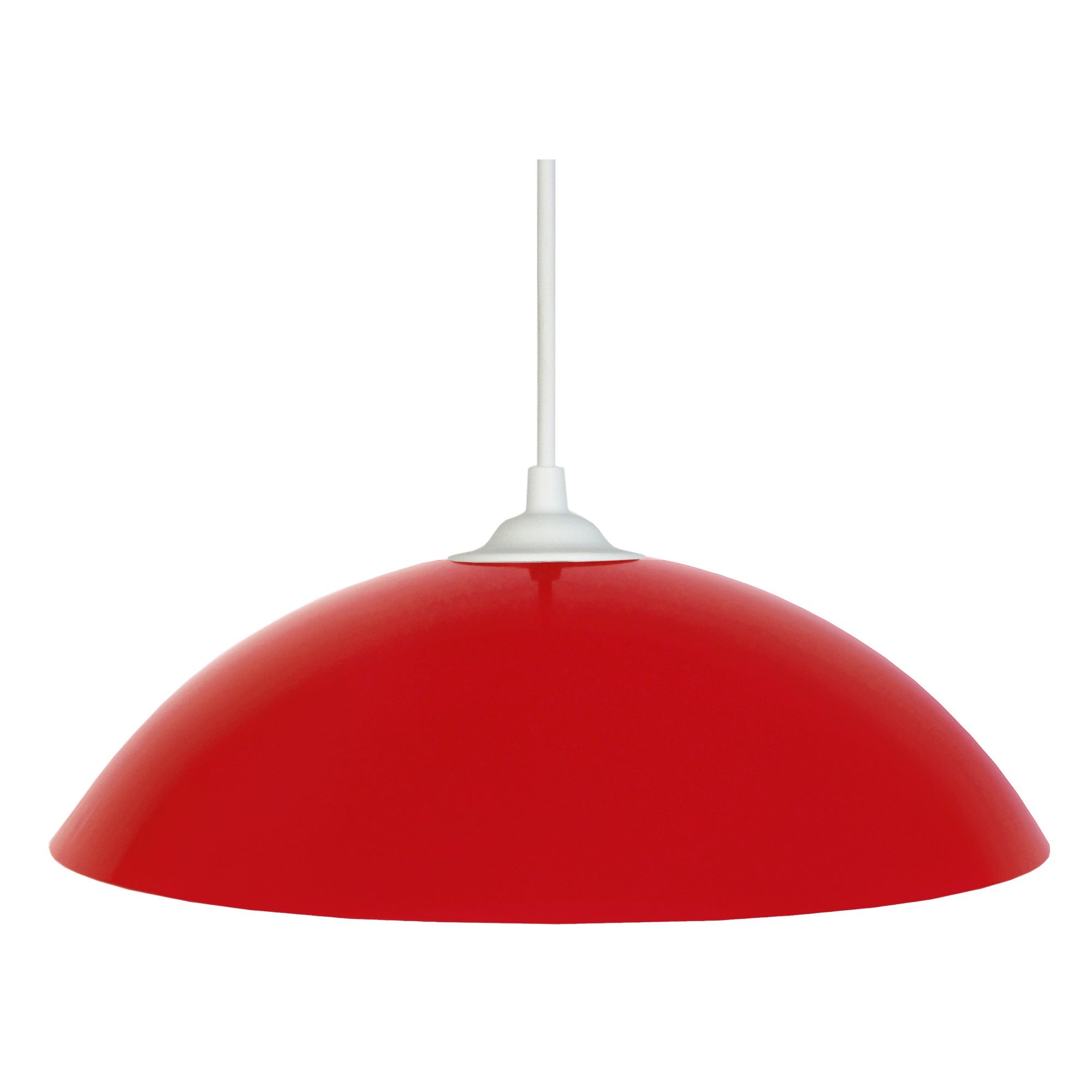 Suspensión TOSEL ,metal,Rojo,A80xD29,5xP29,5cm | Leroy Merlin