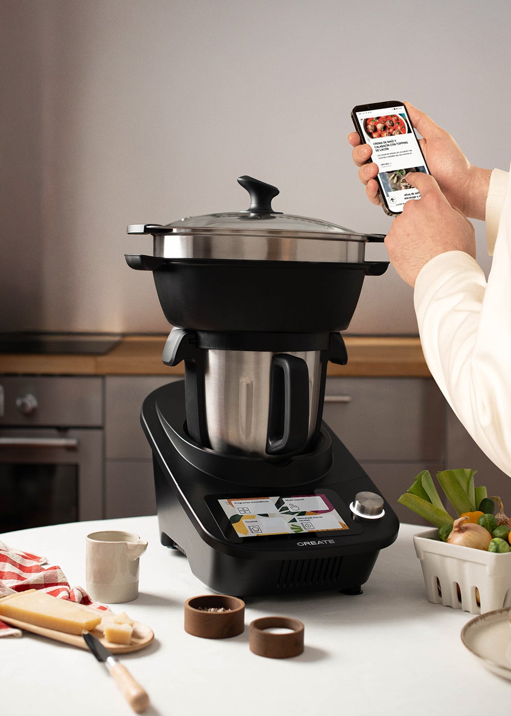 CREATE - CHEFBOT TOUCH PRO CONNECT - Robot de cuisine intelligent ...