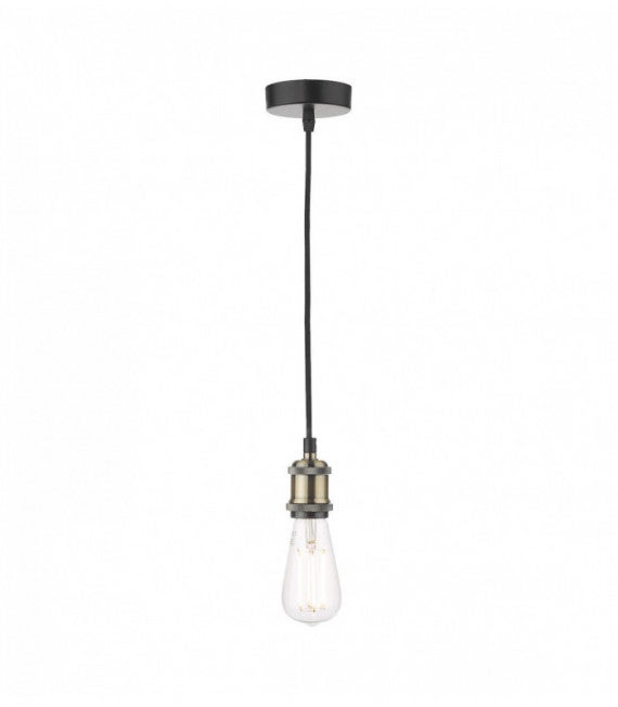 Suspension design Waco Cuivres Antique,Noir mat 1 ampoule 8cm | Leroy ...