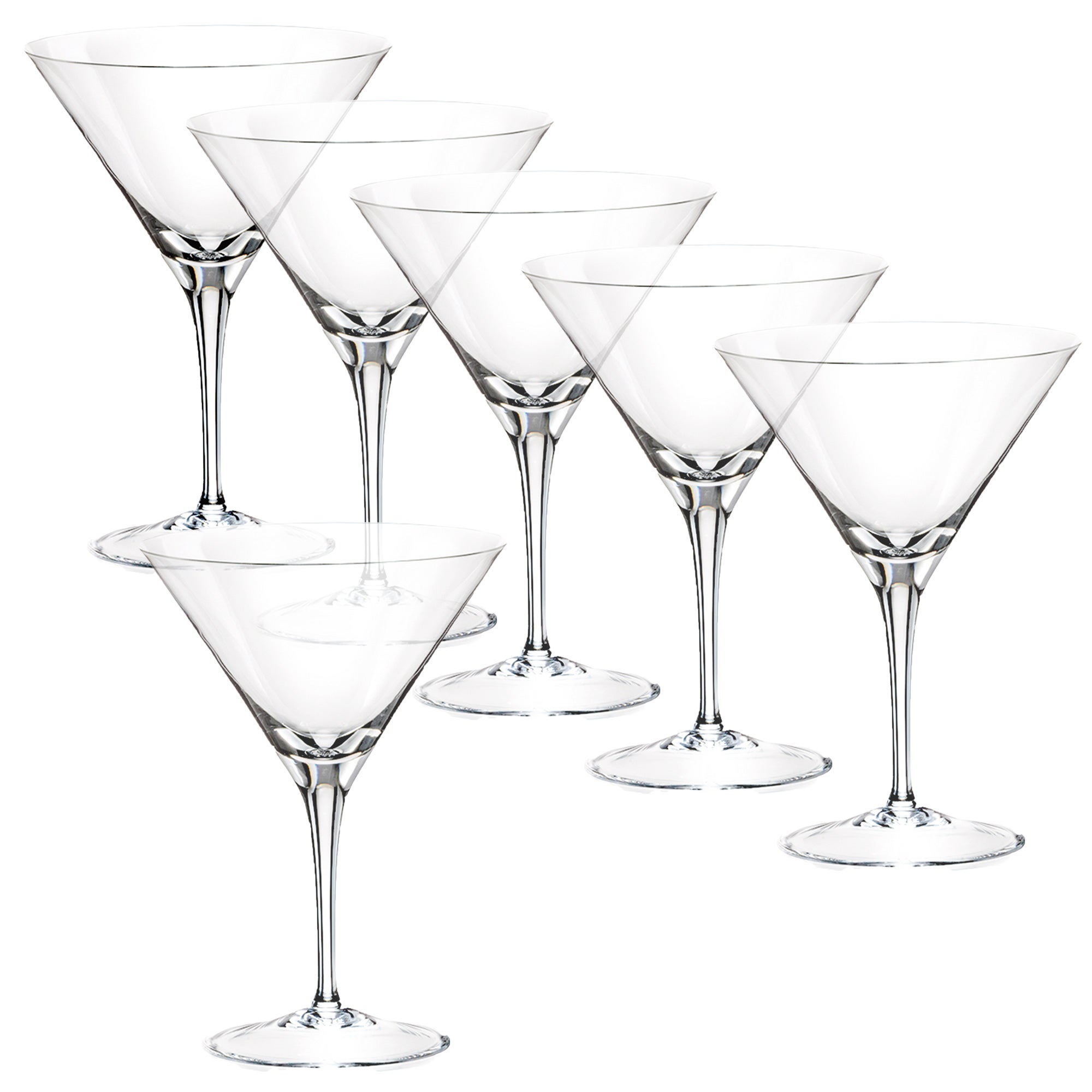 Set 6 copas coctel 35 cl cristal Colección Barware | Leroy Merlin
