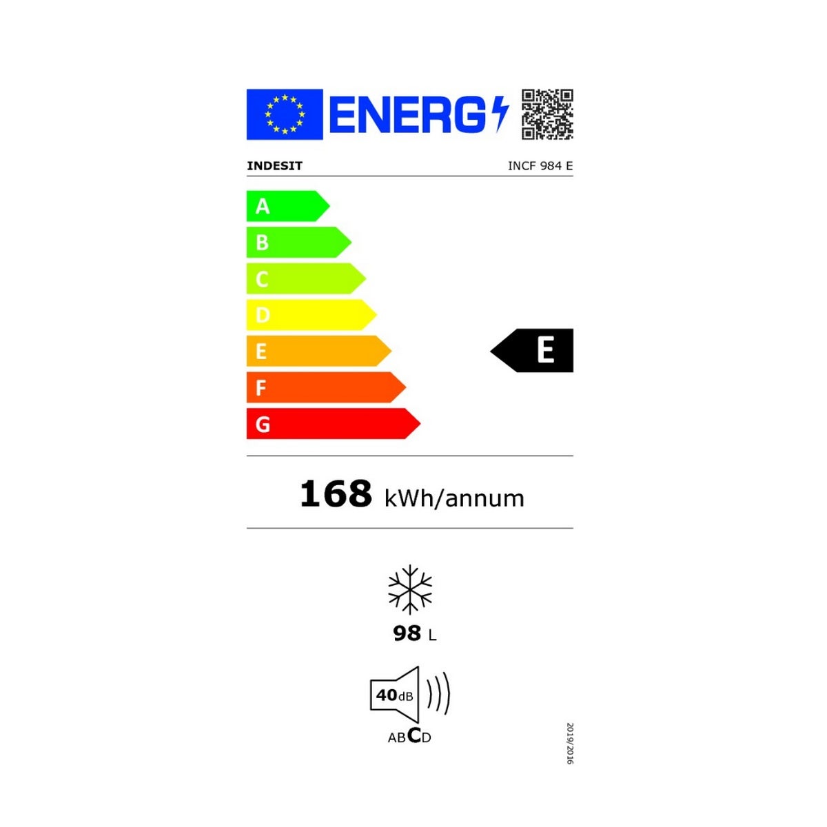 Indesit INCF 984 E Congélateur coffre Pose libre 98 L Blanc | Leroy Merlin