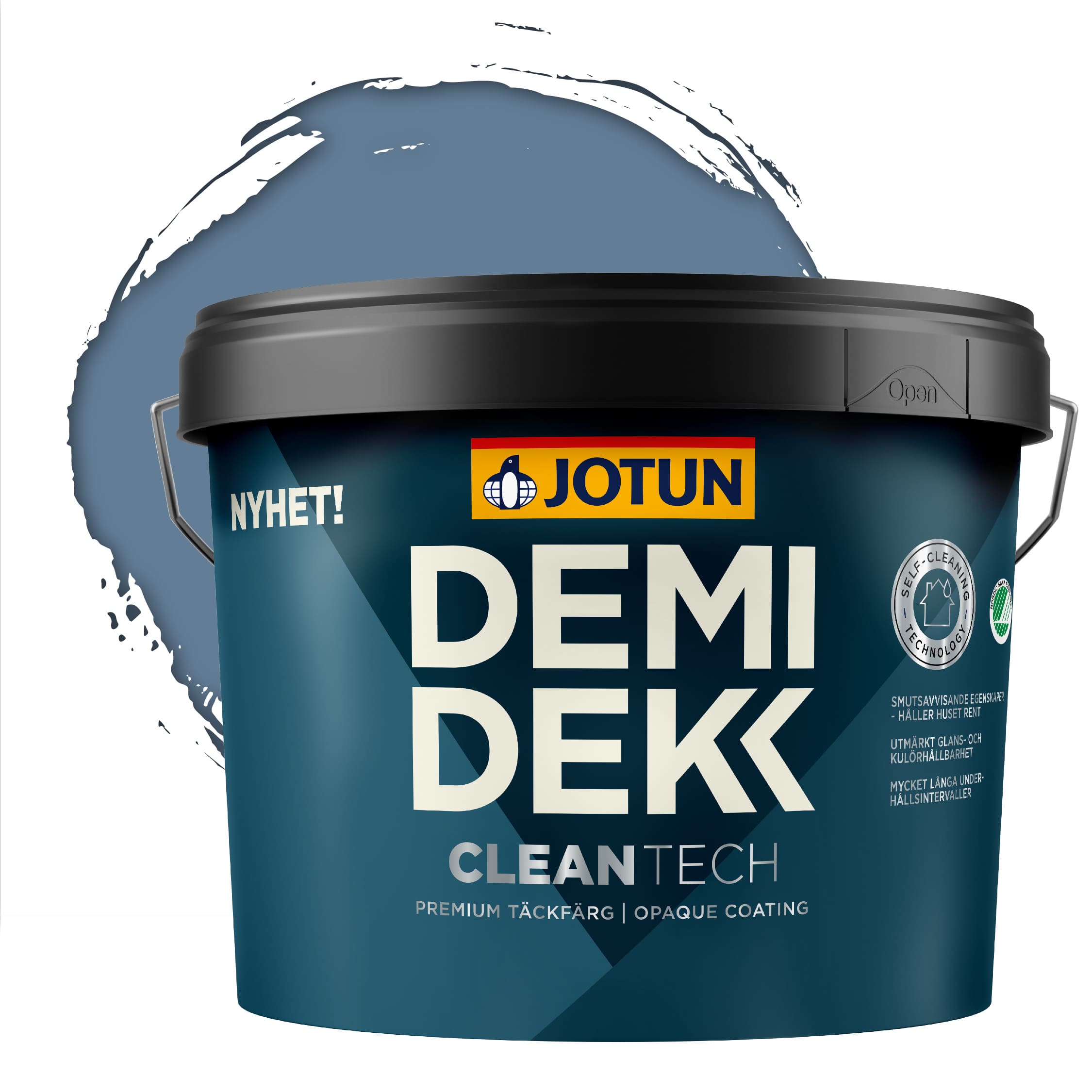 JOTUN - Peinture Bois, Lasure Opaque pour Extérieur Satinée - DEMI DEKK ...