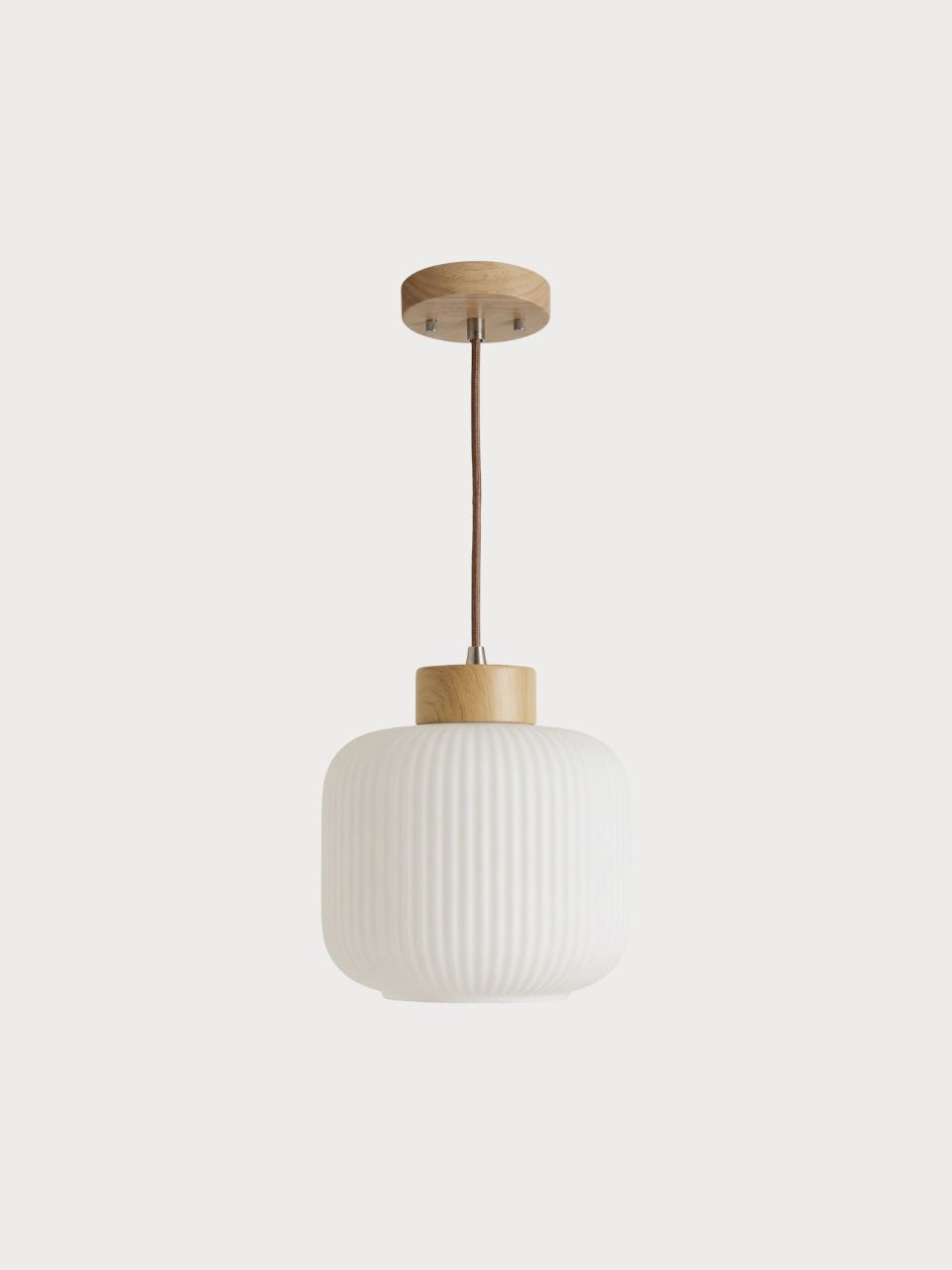 Lámpara GALA - Techo de madera con pantalla en relieve | Leroy Merlin
