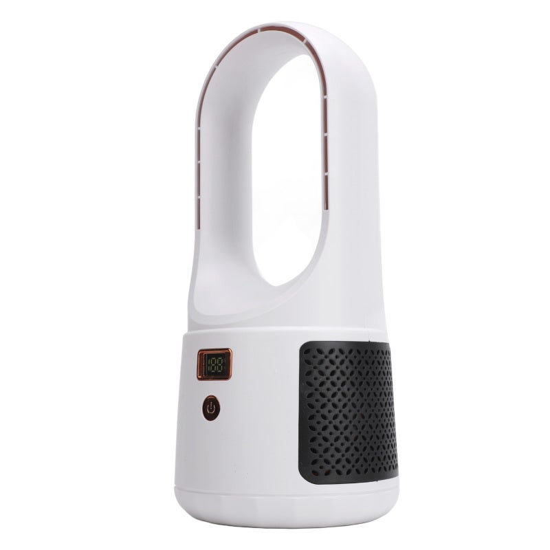 Ventilador de escritorio USB sin aspas, silencioso, 6 velocidades ...