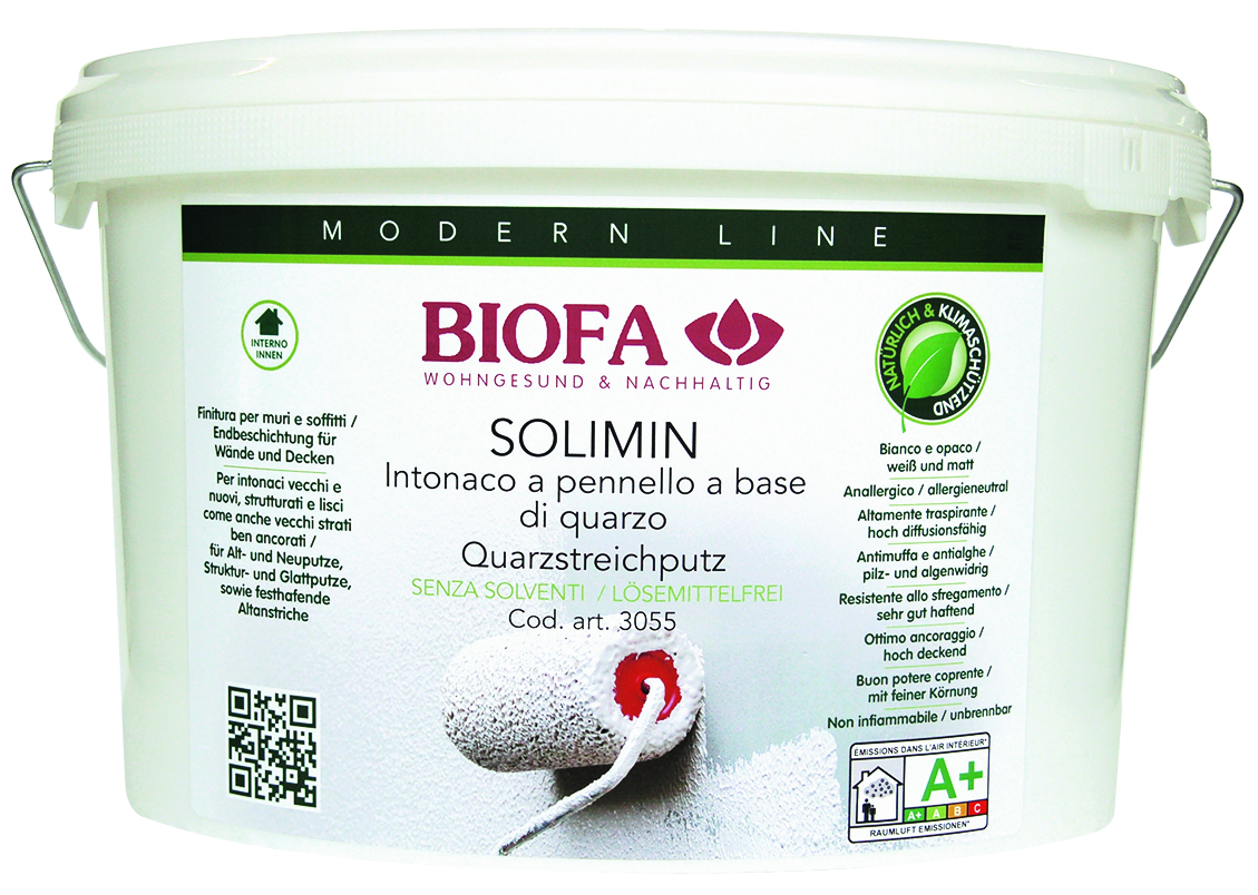 BIOFA 3055 Intonaco a pennello a base di quarzo per interni 12,5 l | Leroy Merlin