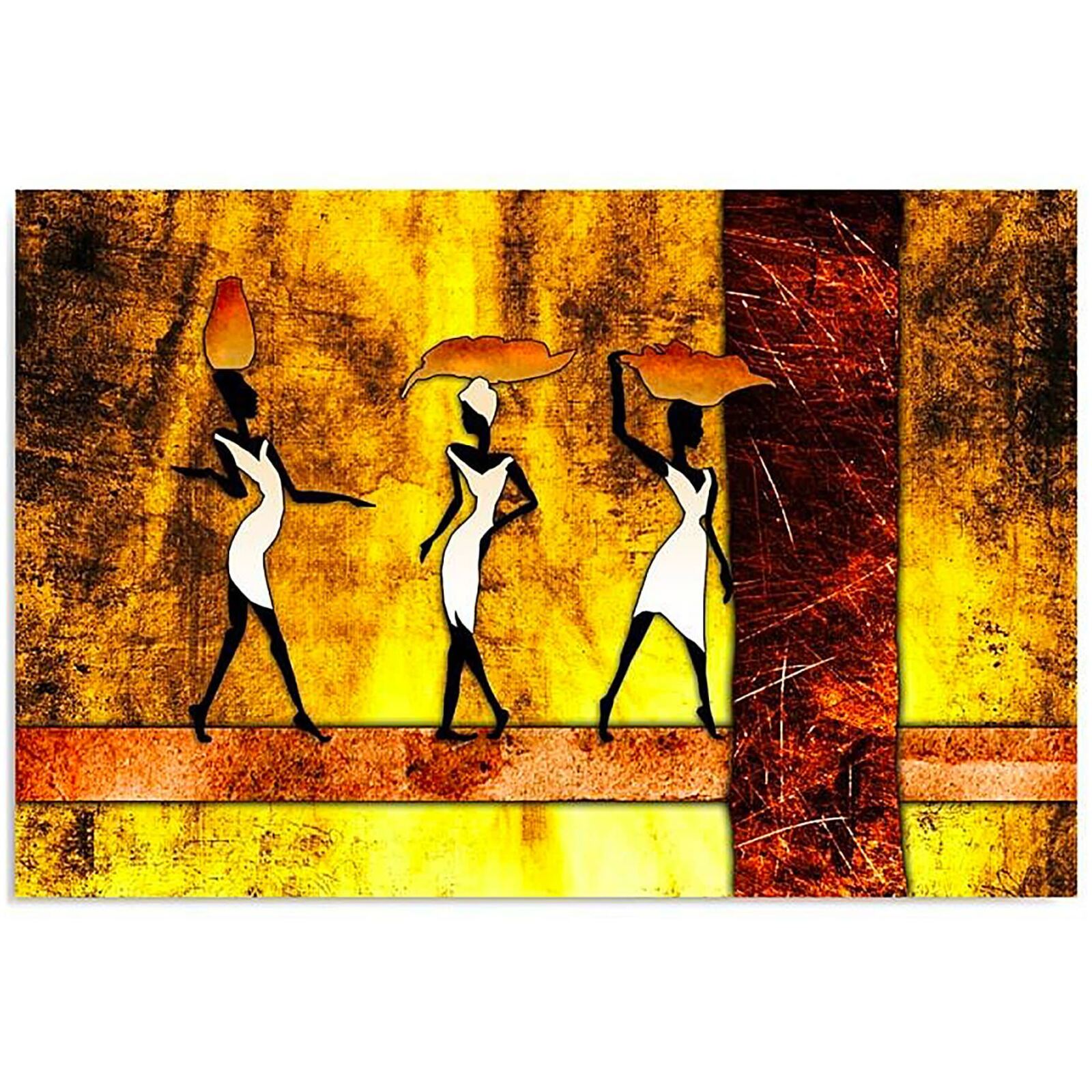 Tableau bois trois grâces 1 - 100 x 70 cm | Leroy Merlin