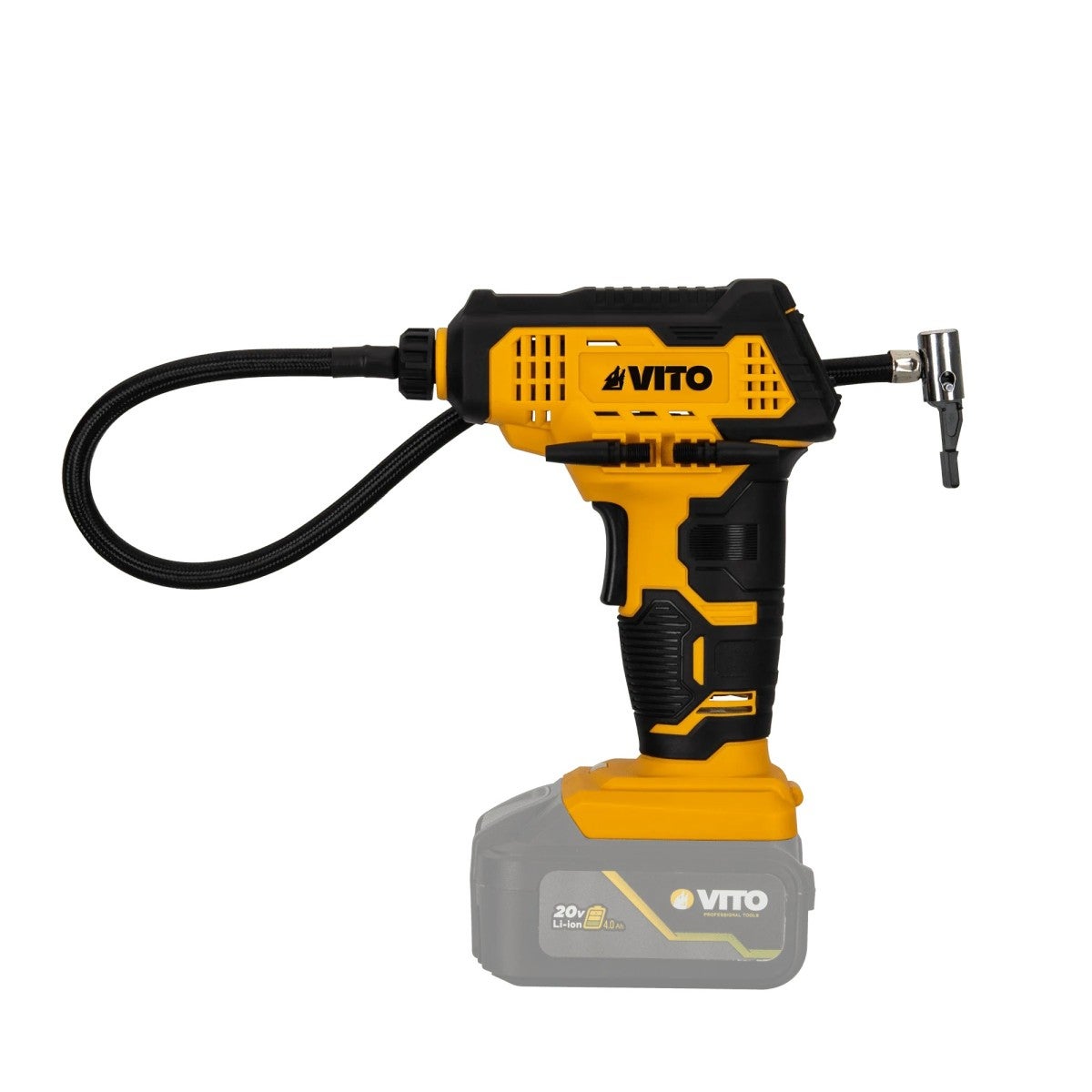 Compresseur d'air sans fil Batterie 20V - Pistolet Compresseur portatif ...