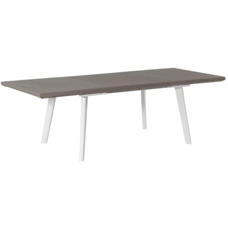 TAVOLO ESTENSIBILE HARMONY KETER PP BIANCO CAPPUCCINO CM 160/240X100 H ...