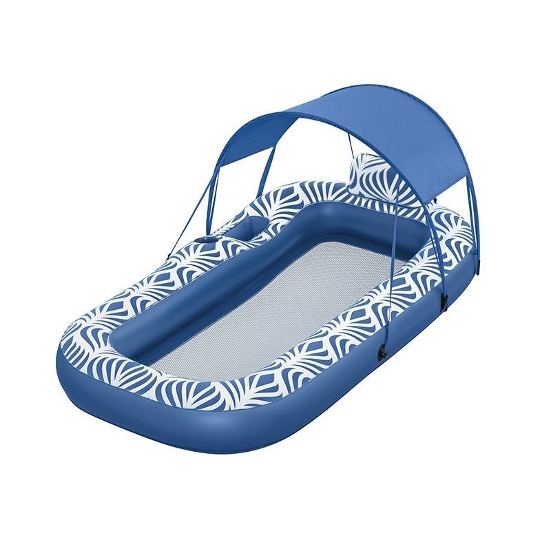 Colchoneta Hinchable con Parasol Comfort Plush 198x112 cm Bestway ...