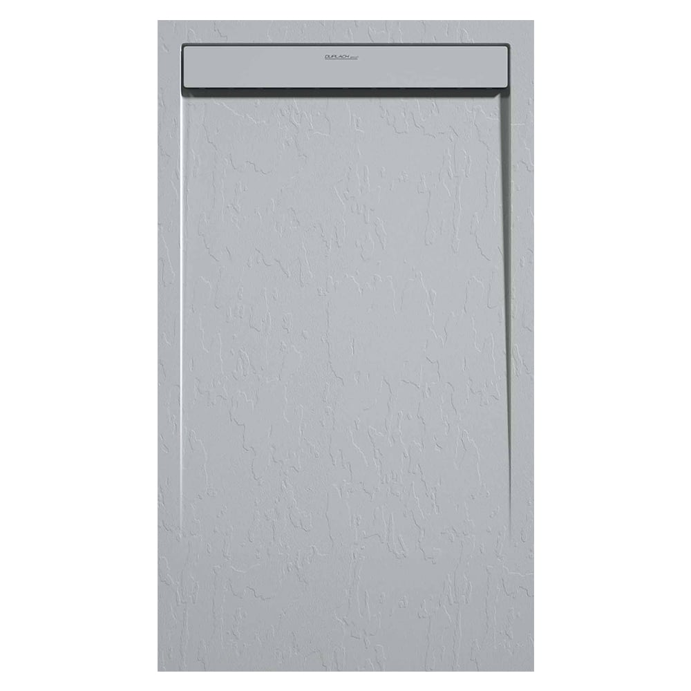 Receveur de douche Gris 7035, finition Ardoise Stone SMART, grille de ...