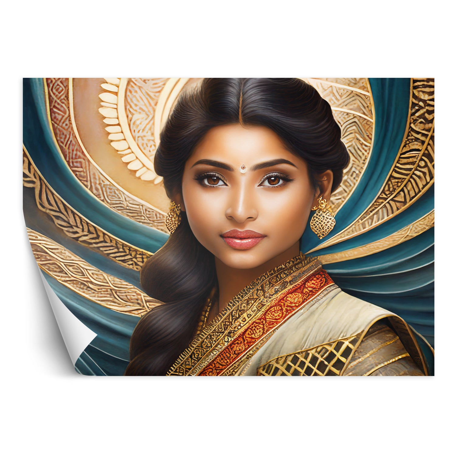 Fototapeta, Kobieta Portret Mandala 450x315 - Leroy Merlin