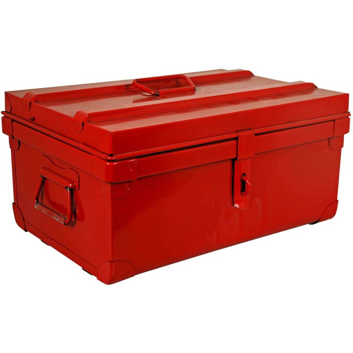 Malle de rangement métal rouge Dax L 57 x 31 x P 45cm | Leroy Merlin
