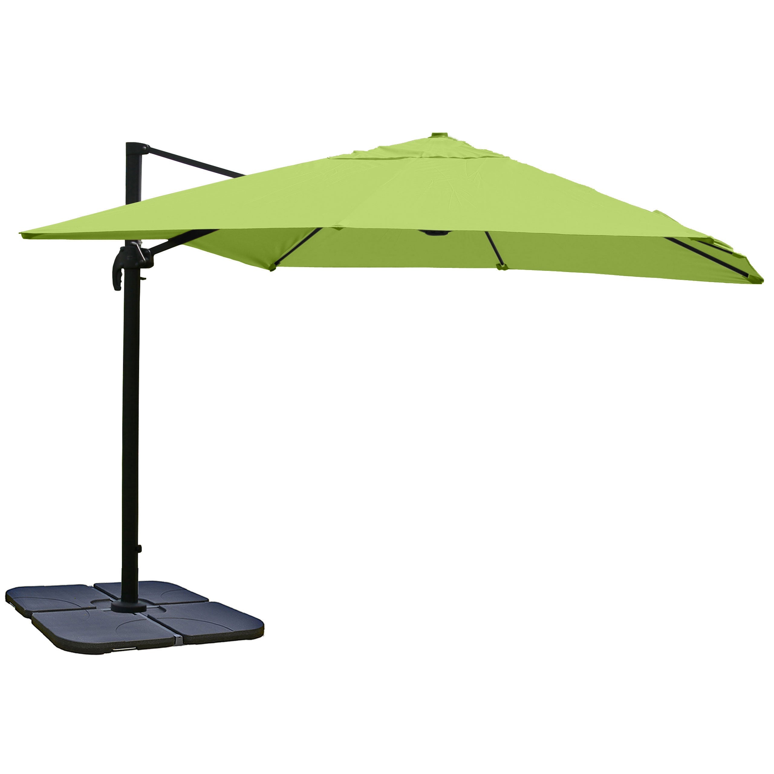Parasol professionnel restaurant pour jardin terrasse 3x3m (Ø4,24m ...