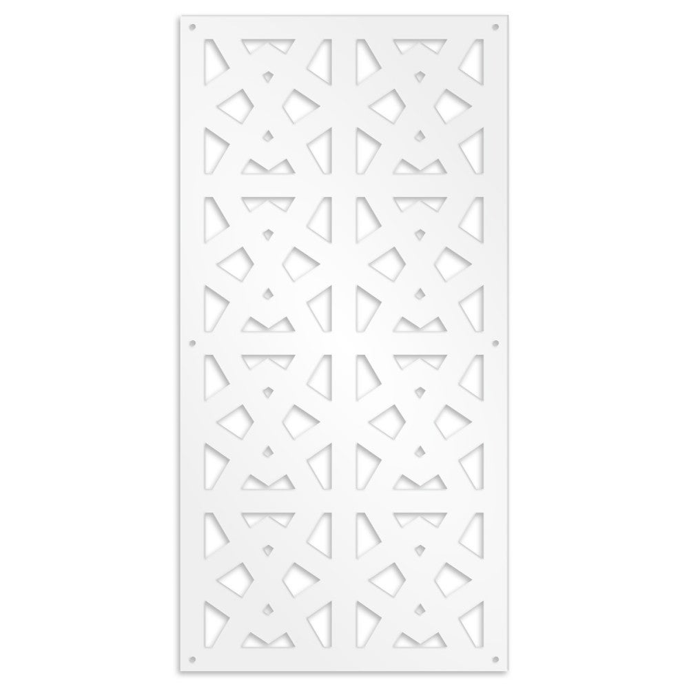 BARANDILLA - Panel PVC Perforado - Parasol 47x94 cm blanco Espesor 1 cm ...