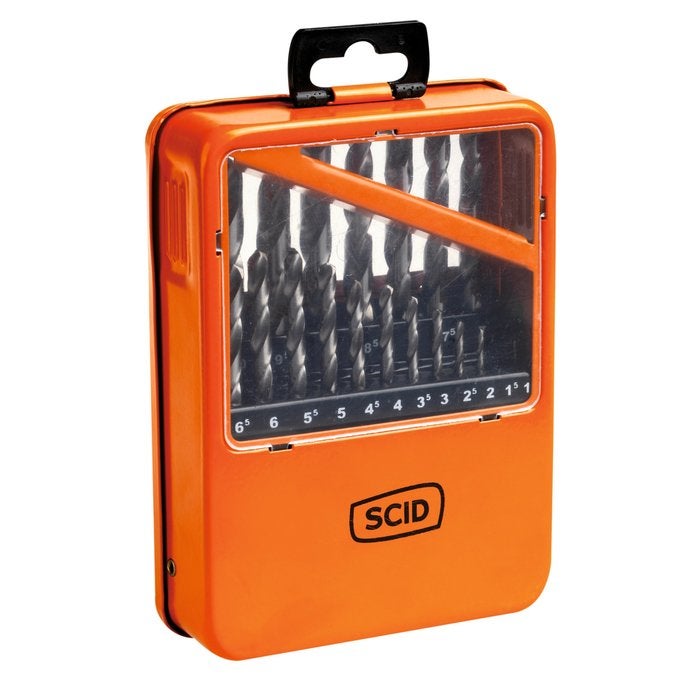Coffret forets métaux HSS din 338 - SCID - 19 pièces - De 1 à 10 mm ...