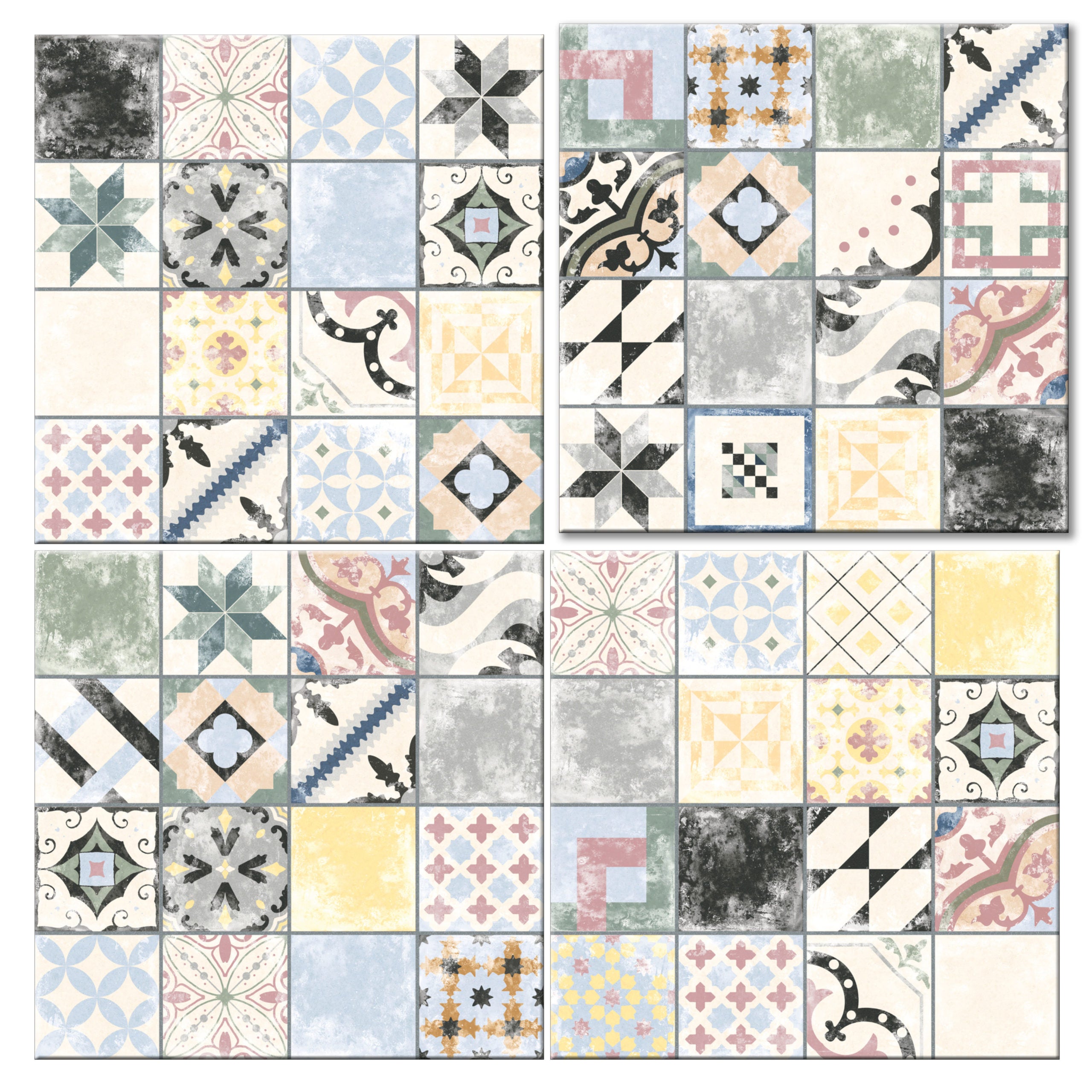 MEDINA MIX COLORS 25X25 (16 PIEZAS/CAJA) | Leroy Merlin