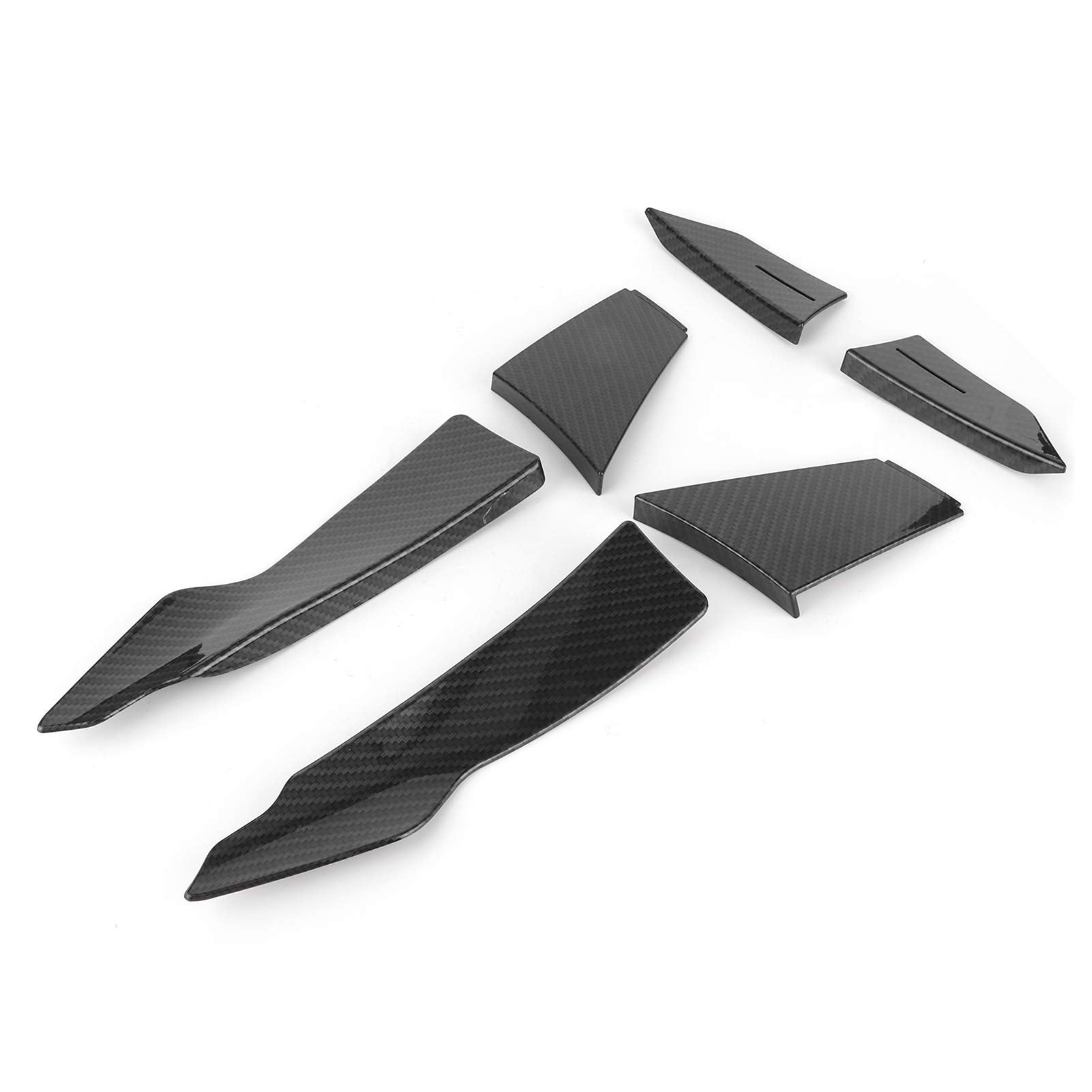 Par de aletas laterales de parachoques con divisor de labios delanteros ...