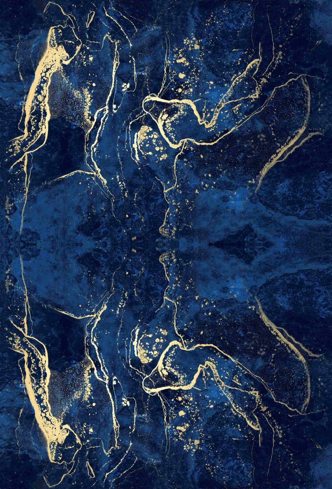 Carrelage sol/mur effet marbre bleu Twilight l.120 x L.180 cm | Leroy ...