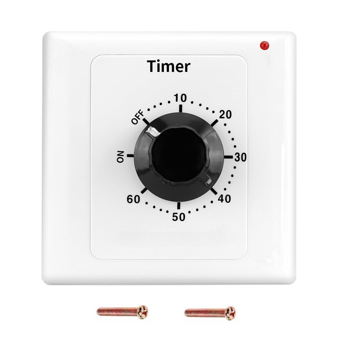 60 Min Interrupteur de Minuterie, AC 220V 15A Compte à Rebours ...