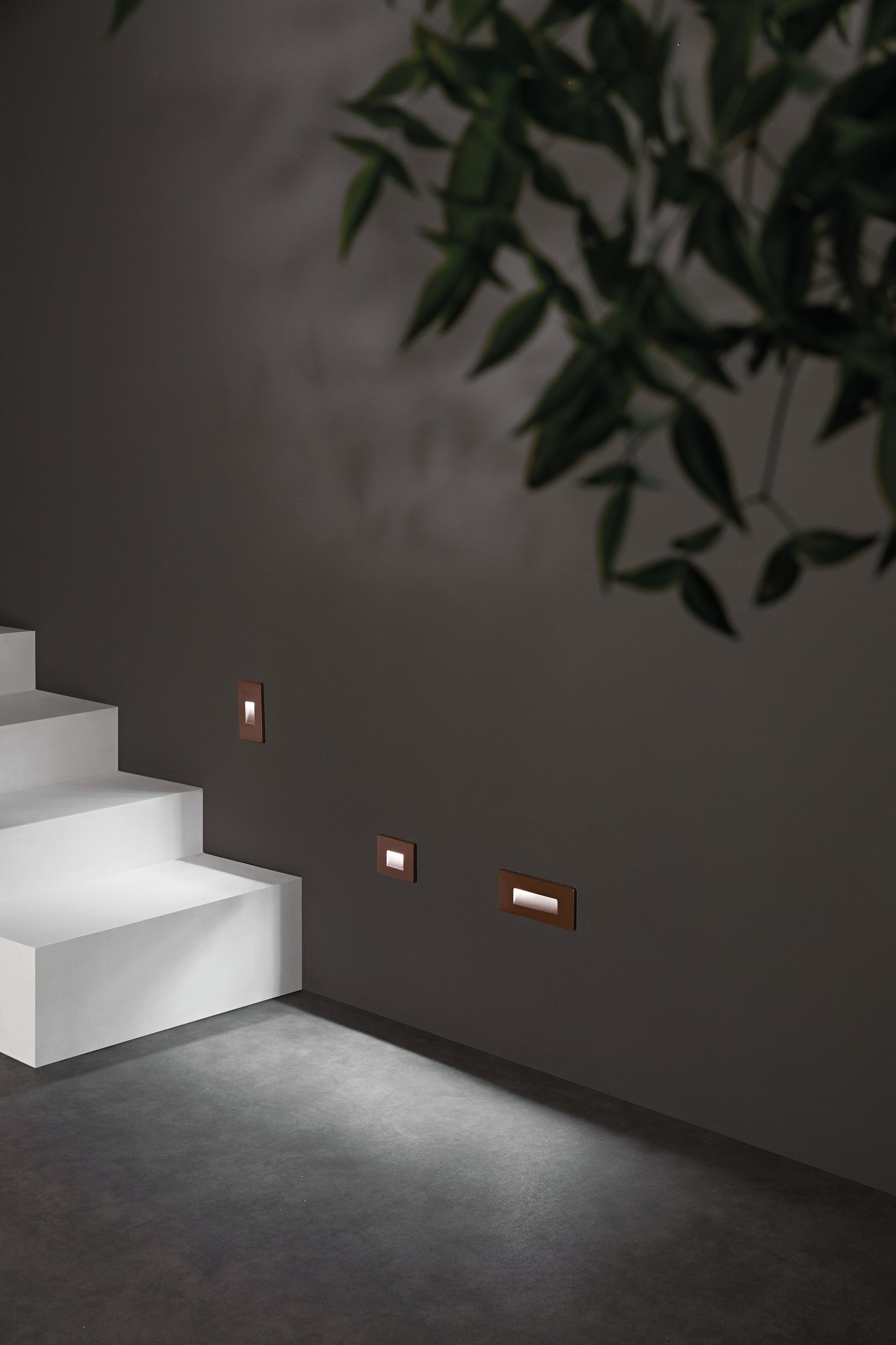 "Luminaire encastré LED d'extérieur STRATOS avec boîtier 506 5W avec interrupteur CCT" | Leroy ...