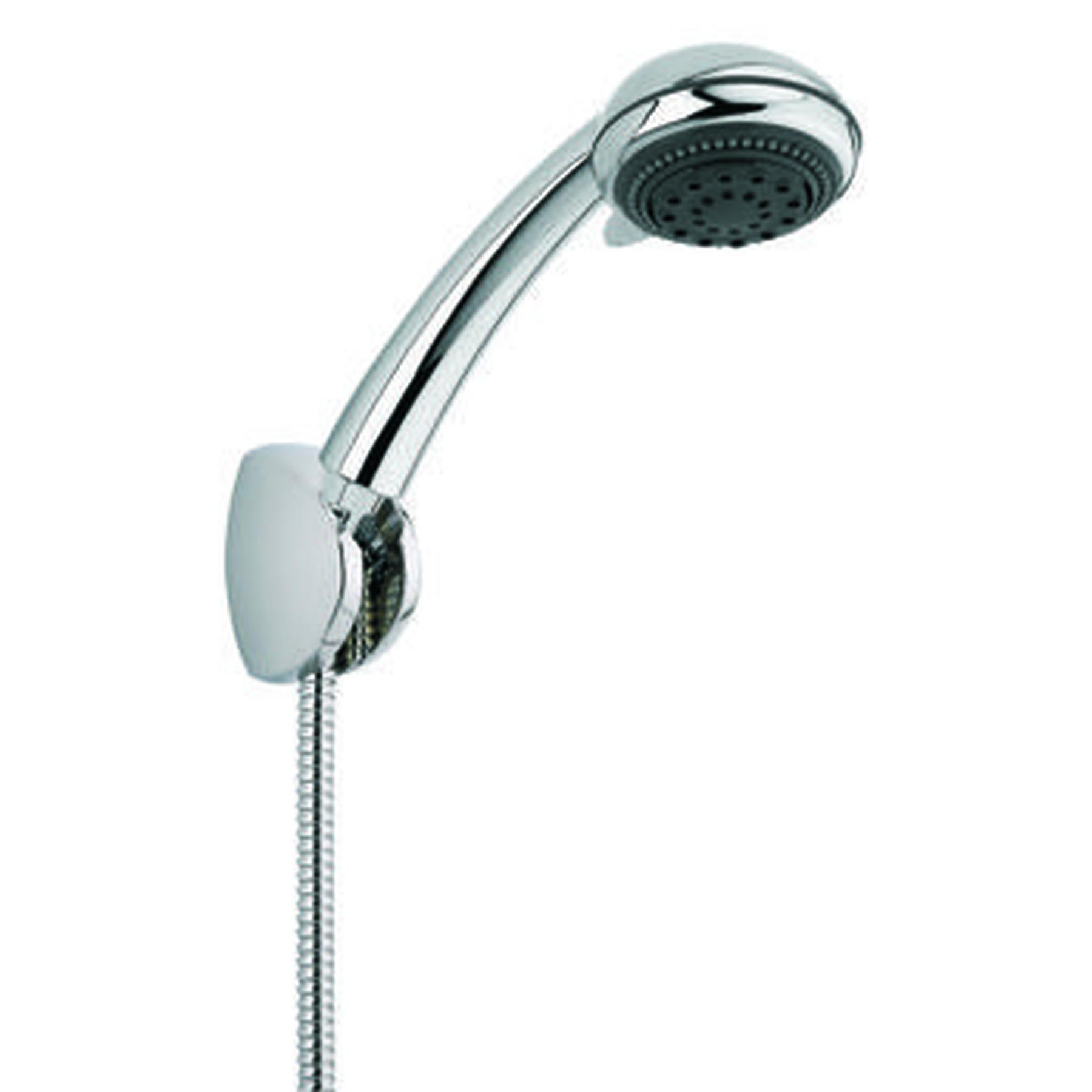 MORGANE kit de ducha de 3 chorros, metal flexible DA 1,50m, soporte ...